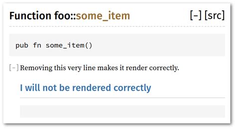 Rustdoc Markdown Headers Don T Get Recognized In Certain Cases Issue Rust Lang Rust