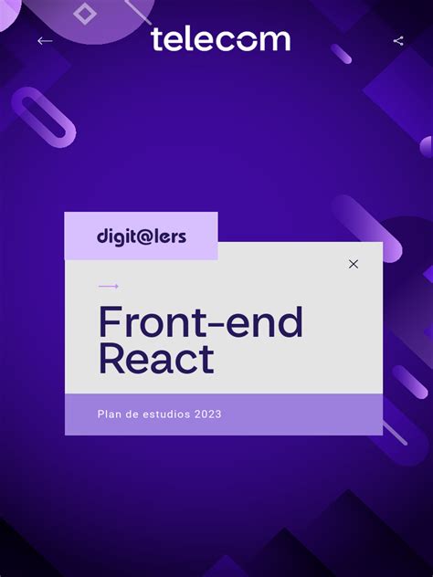 Desarrollo Front End React Digitalers Pdf Ordenador Portátil Plan