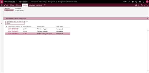 Dynamics 365 Consignment Inventory Functionality In Dynamics 365
