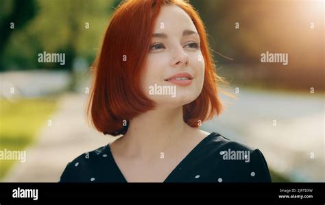 Inspired Redhead Female Model Woman Attractive Girl Caucasian Young