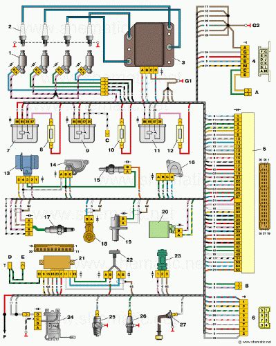Схема управления двигателем ВАЗ 21102 контроллер МР7 0