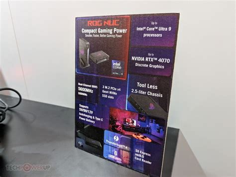 Asus Rog Nuc For Gaming Pictured At Ces Techpowerup Forums