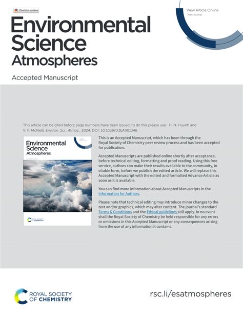 Pdf The Potential Environmental And Climate Impacts Of Stratospheric