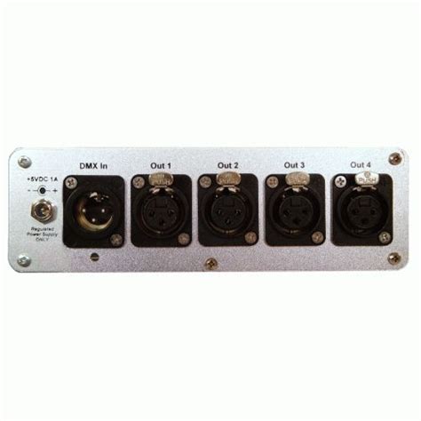 Dmx Splitter 1x4 Amp Booster Elm Video Technology