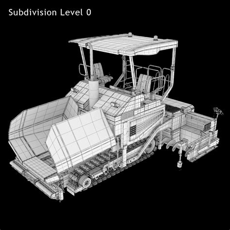 D Model Heavy Construction Machinery Equipment