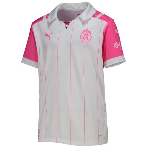 Chivas Puma Youth 2021 22 Replica Jersey White Soccerjerseyca