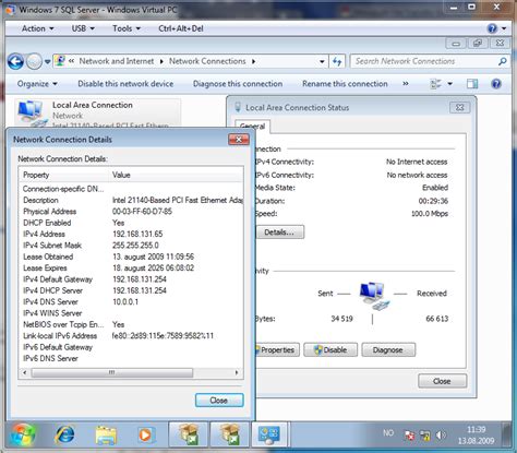 Networking How To Get Internet Access In A Windows 7 Virtual Machine Server Fault