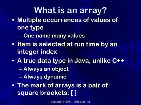 Other Displays Saving Arrays Using Fors To Process Ppt Download