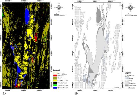 A Mapping Results Of The Decision Tree Classification Model And B Download Scientific