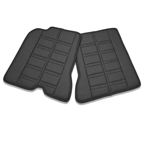 Eco Leather Daytona Style Black Floor Mats Fits Ferrari 458