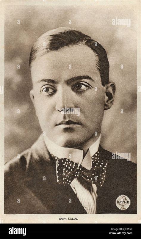 Portrait Of Ralph Kellard American Cinema Before Hollywood Era Stock