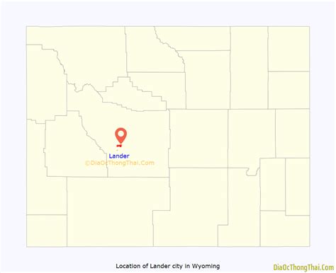 Map Of Lander City Thong Thai Real