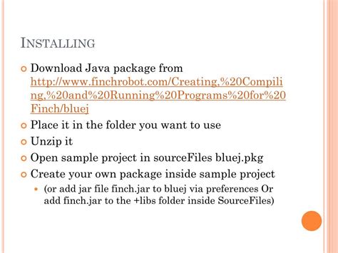 ppt the finch robot and the while loop powerpoint presentation free