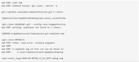 解决npm err code 128 info please complete authentication in your brows
