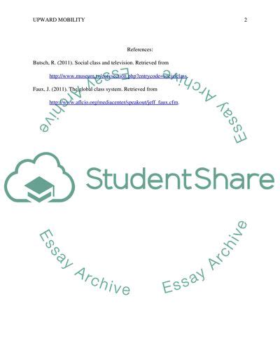 Upward Mobility Essay Example Topics And Well Written Essays 250 Words
