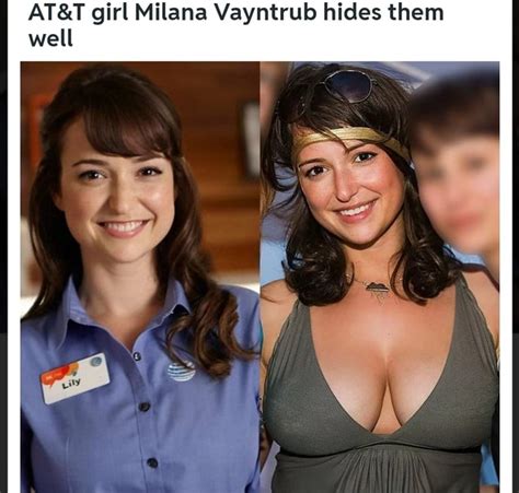 Girl Milana Vayntrub Hides Them Well Ifunny