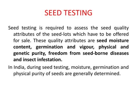 Seedtesting Pdf