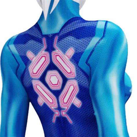 Metroid Dread Samus Aran Zero Suit Blue Womens Cosplay Costume Takerlama