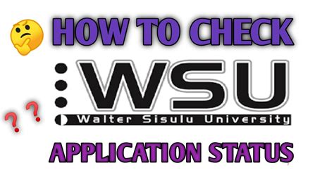 How To Check My Wsu Application Status The Dizaldo Blog