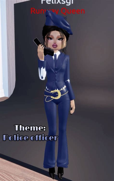 Dress To Impress Theme Police Officer