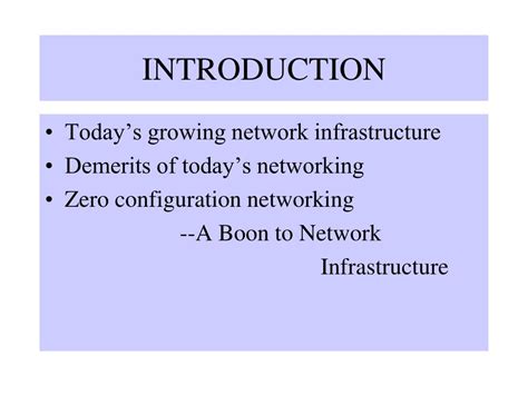 Ppt Zero Configuration Networking Powerpoint Presentation Free
