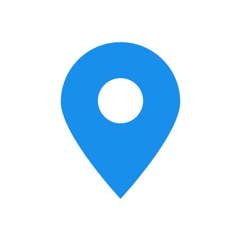 Address Blue Location Map Marker Icon