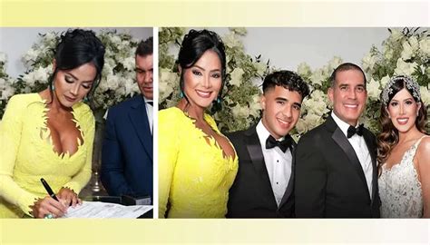 Norkys Batista Fue La Madrina De Bodas De Su Exesposo Leonardo