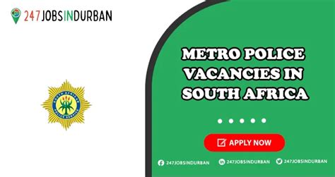 Metro Police Vacancies 2025 Submit Application Form Online