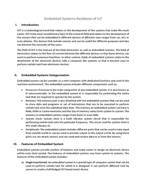 Embedded Systems Pdf Embedded System Arduino