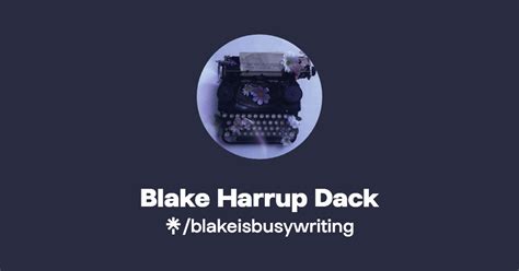 Blake Harrup Dack Instagram Linktree