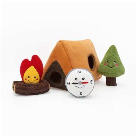 Zippypaws Zippy Burrow Camping Tent Hondenspeelgoed Hondjekoeknl