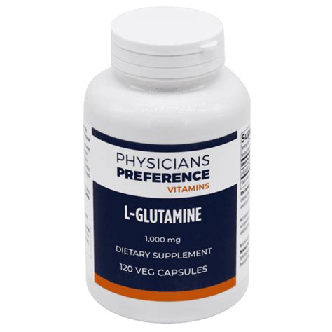 L Glutamine 1000 Mg 120 Capsules Physicians Preference Vitamins