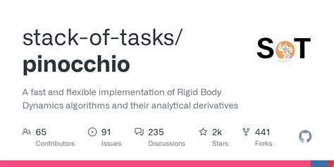 Stack Of Tasks Pinocchio Discussions Github
