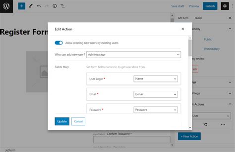Jetformbuilder Register User Action Overview Crocoblock