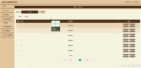Java计算机毕业设计教师工作量管理子系统（开题报告源码论文） Csdn博客