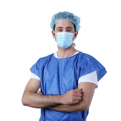 Blue Pp Pe No Sleeve Isolation Gown Morntrip