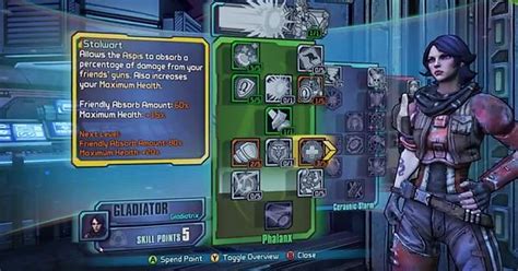 Gladiator Skill Tree Borderlands Pre Sequel Imgur