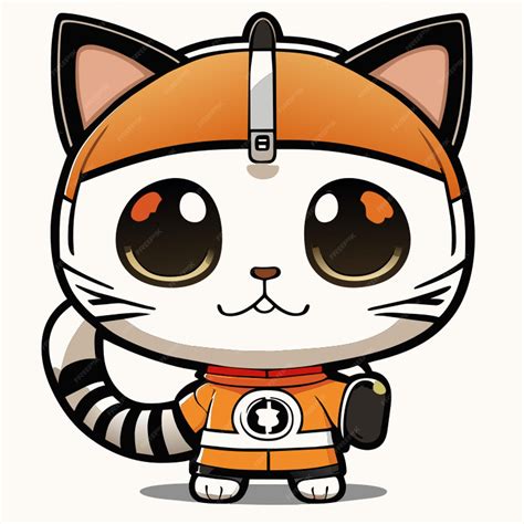 Premium Vector Cute Human Body Cat Vector Illustration
