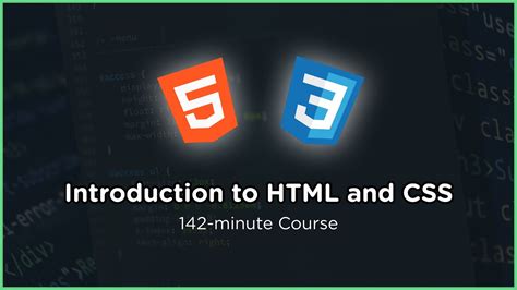 Introduction To Html And Css Youtube