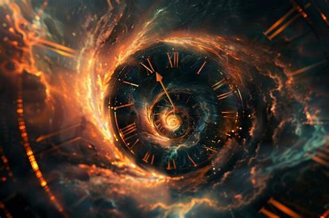 Journey Through The Boundless Expanse Of Temporal Generative Ai Premium Ai Generated Image