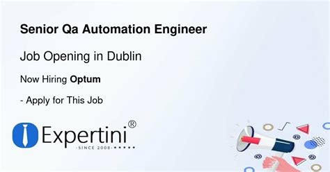 Urgent Senior Qa Automation Engineer Job Opportunity In Dublin