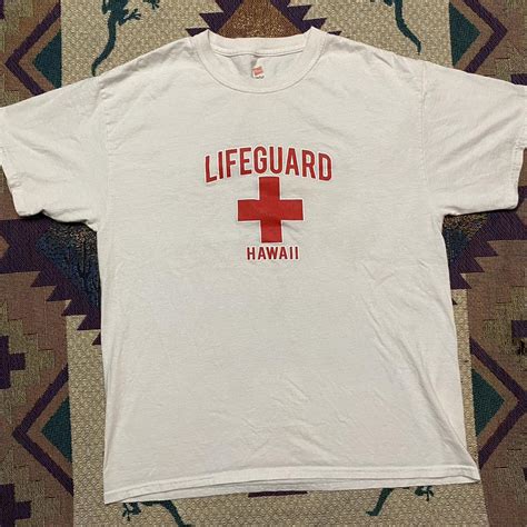 Hawaii Lifeguard Tshirt Graphic Tshirt Hawaii Depop