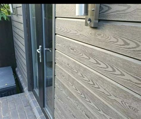 Composite Cladding Boards Light Grey 3m Lengths Summerhouse Office