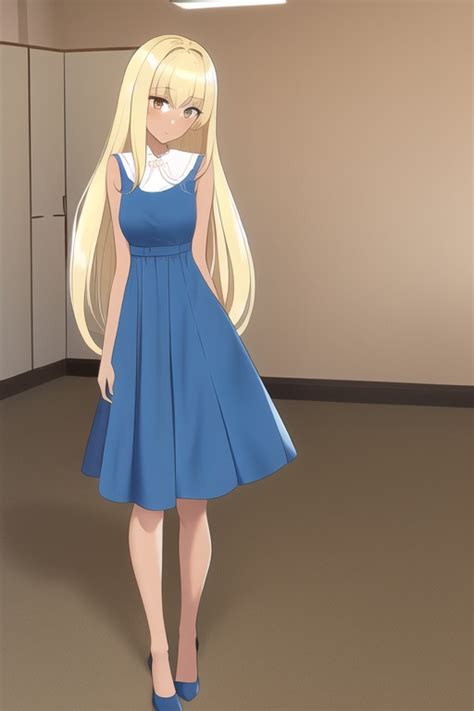 Ai Blue Dress Ashley By Silversrtiker32395 On Deviantart