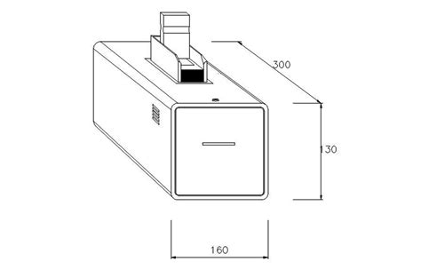 Ticket Reader Design In Detail Autocad Drawing Dwg File Cad File