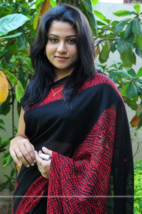 South Indian Actress Jyothi In Black Saree
