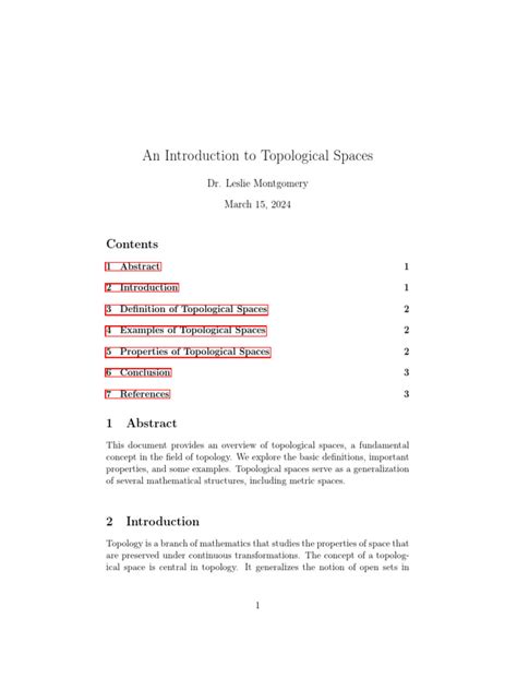 An Introduction To Topological Spaces Pdf Topology Continuous Function