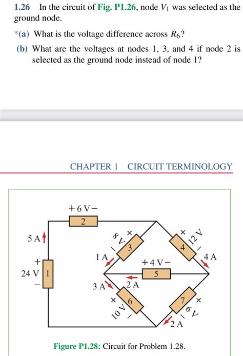 [solved] 1 25 in the circuit of fig p1 25 node v1 was selected as