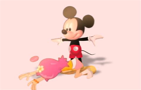Mickey Mouse T Poses On Ami Monika T Posing Over Sans Know Your Meme