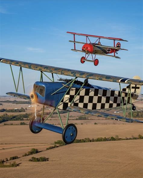 Replicas Of Fokker D Vii And Fokker Dr I Fokker Triplane Were Fighter